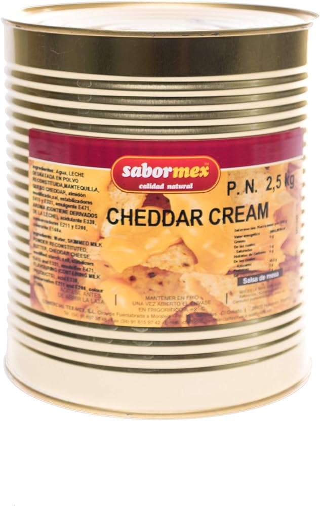 Sauce cheddar 2,5 kg / Queso cheddar grand format — MéxicoTeAmo